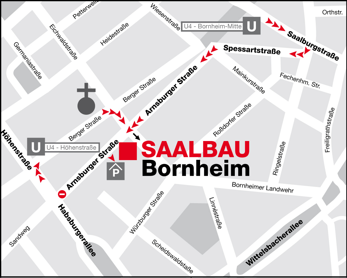SAALBAU | Raumangebot | Suche